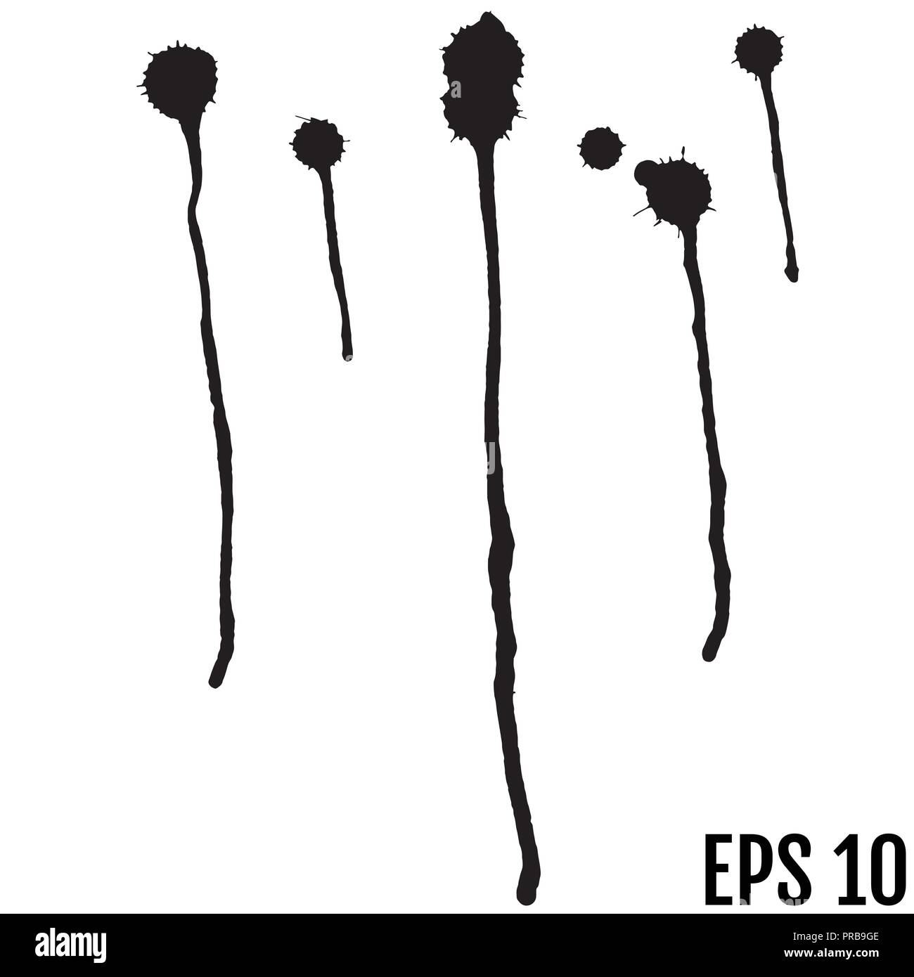 Ink blobs Stock Vector Images - Alamy