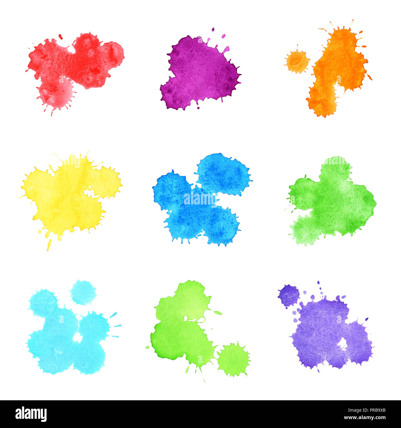 Splat Green Isolated High Resolution Stock Photography and Images - Alamy