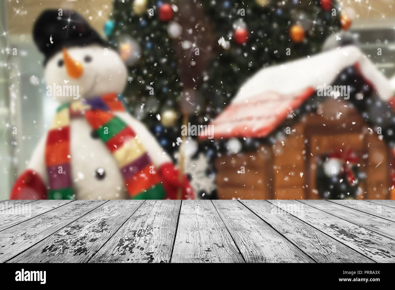 Christmas background table Stock Photo - Alamy