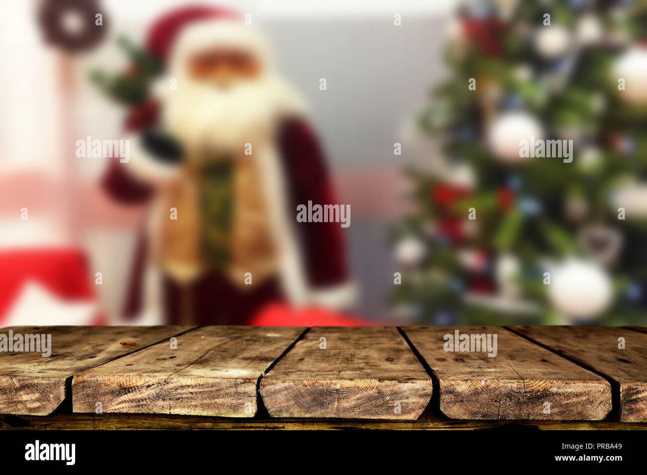Christmas background table Stock Photo - Alamy