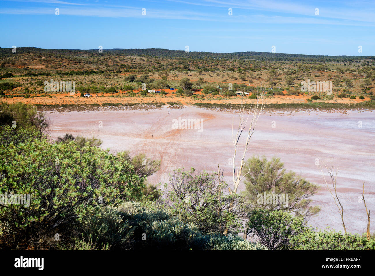 View of Lake Ballard from the summit of Snake Hill Stock Photo - Alamy