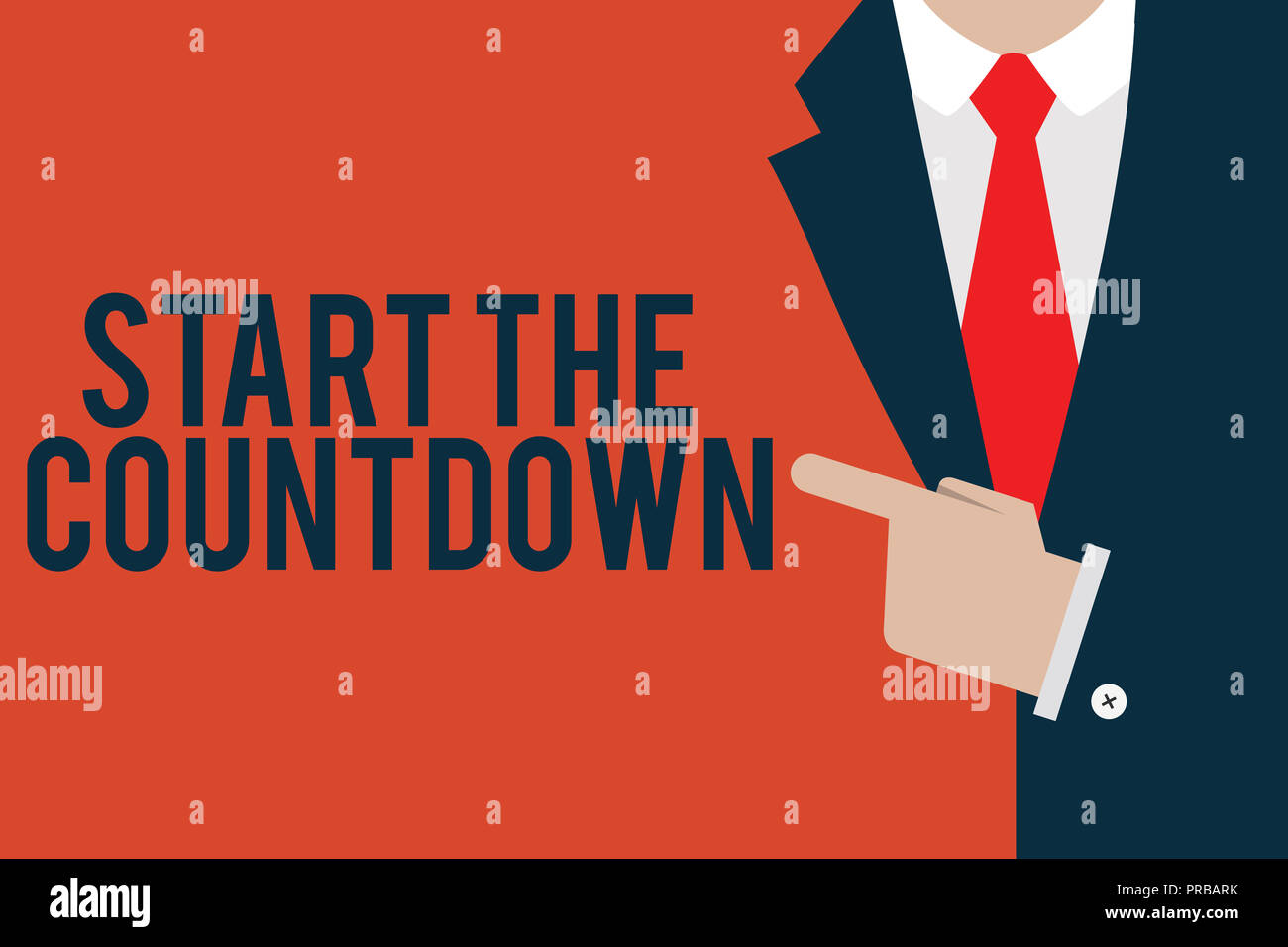 Word writing text Start The Countdown. Business concept for Sequence of ...