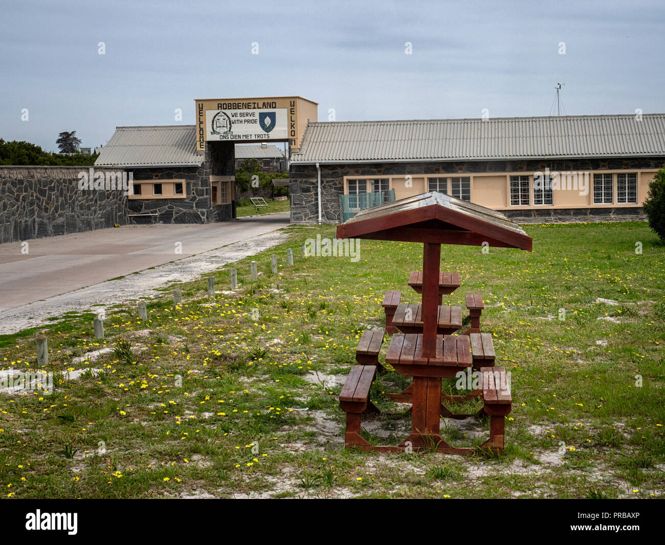 South africa robben island prison nelson mandela hi-res stock ...