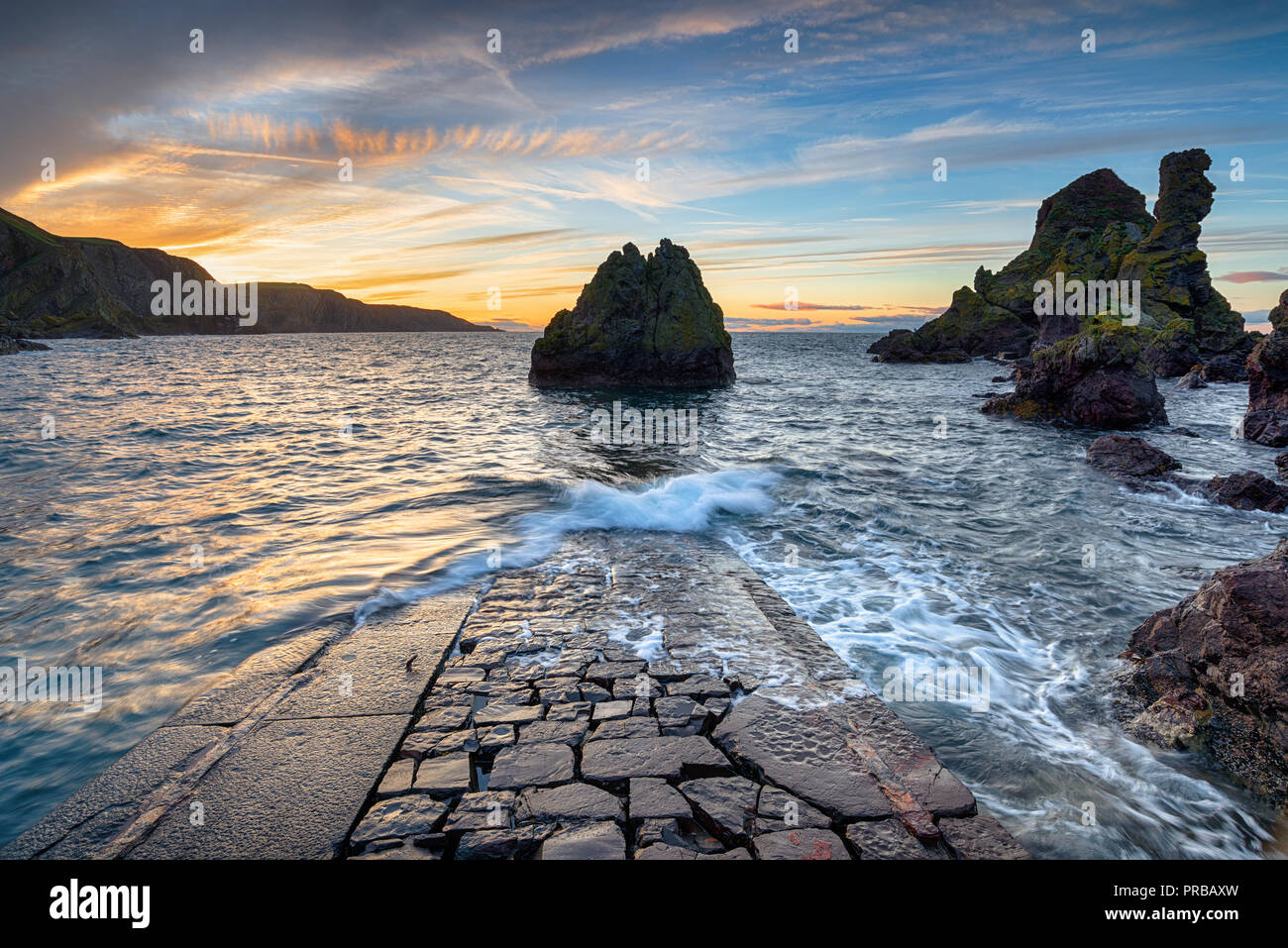 Old stone jetty hi-res stock photography and images - Alamy