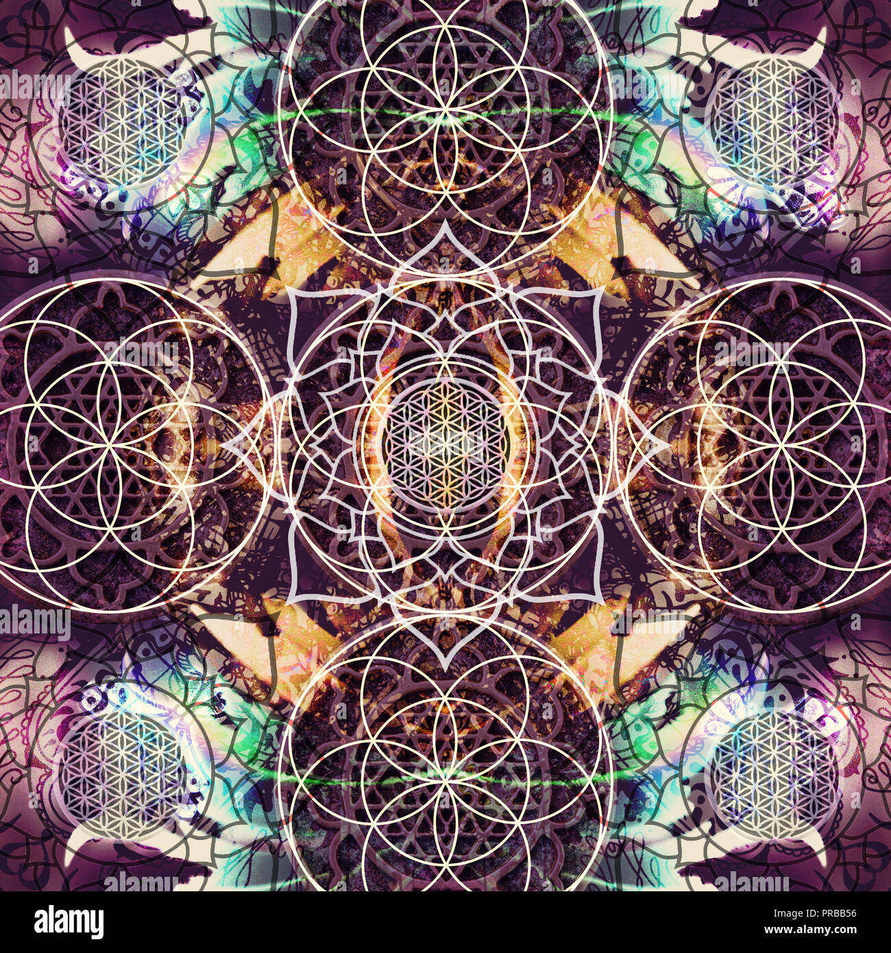 Sacred geometry dna hi-res stock photography and images - Alamy