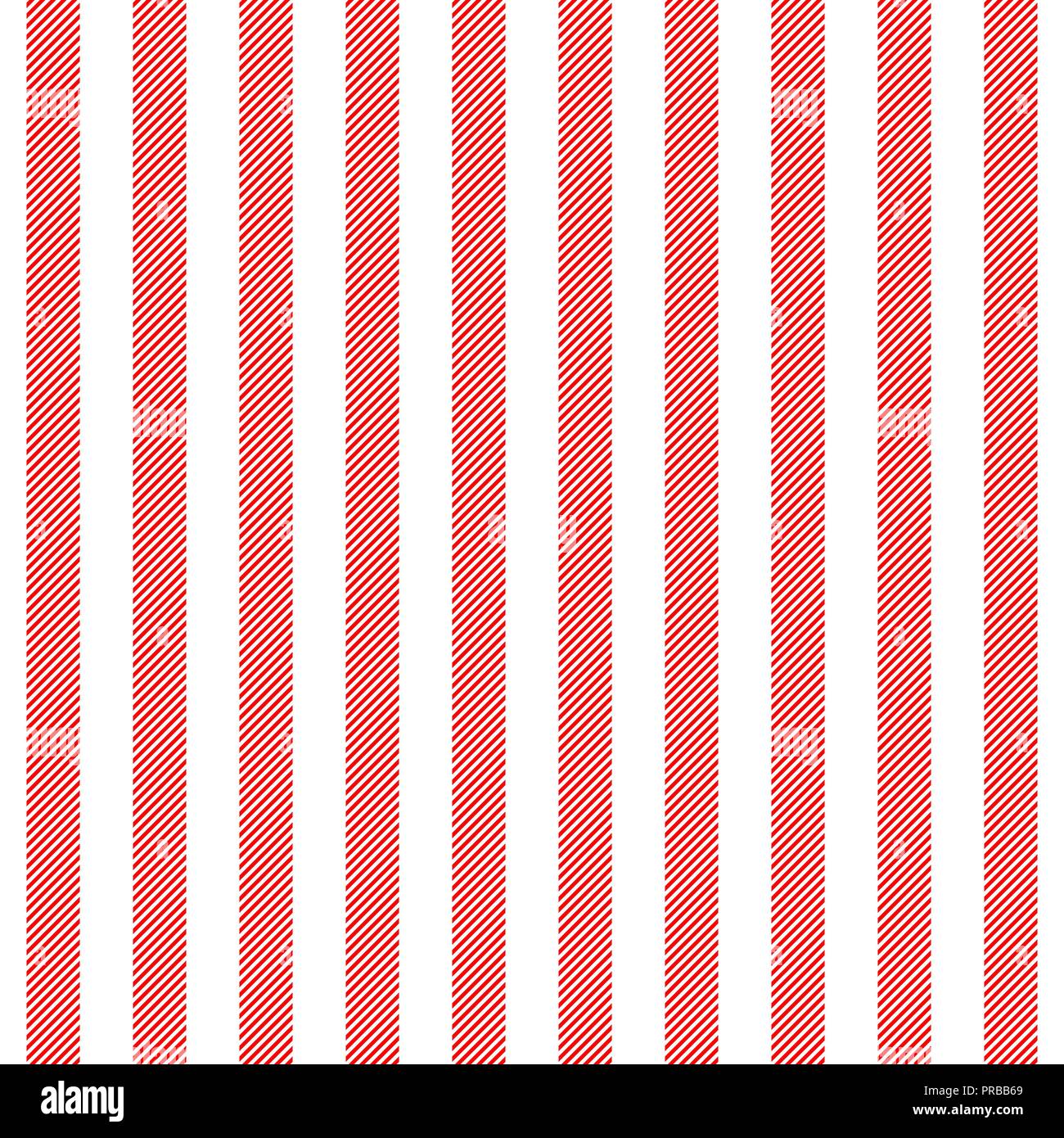Red white striped fabric texture seamless pattern. Vector illustration ...