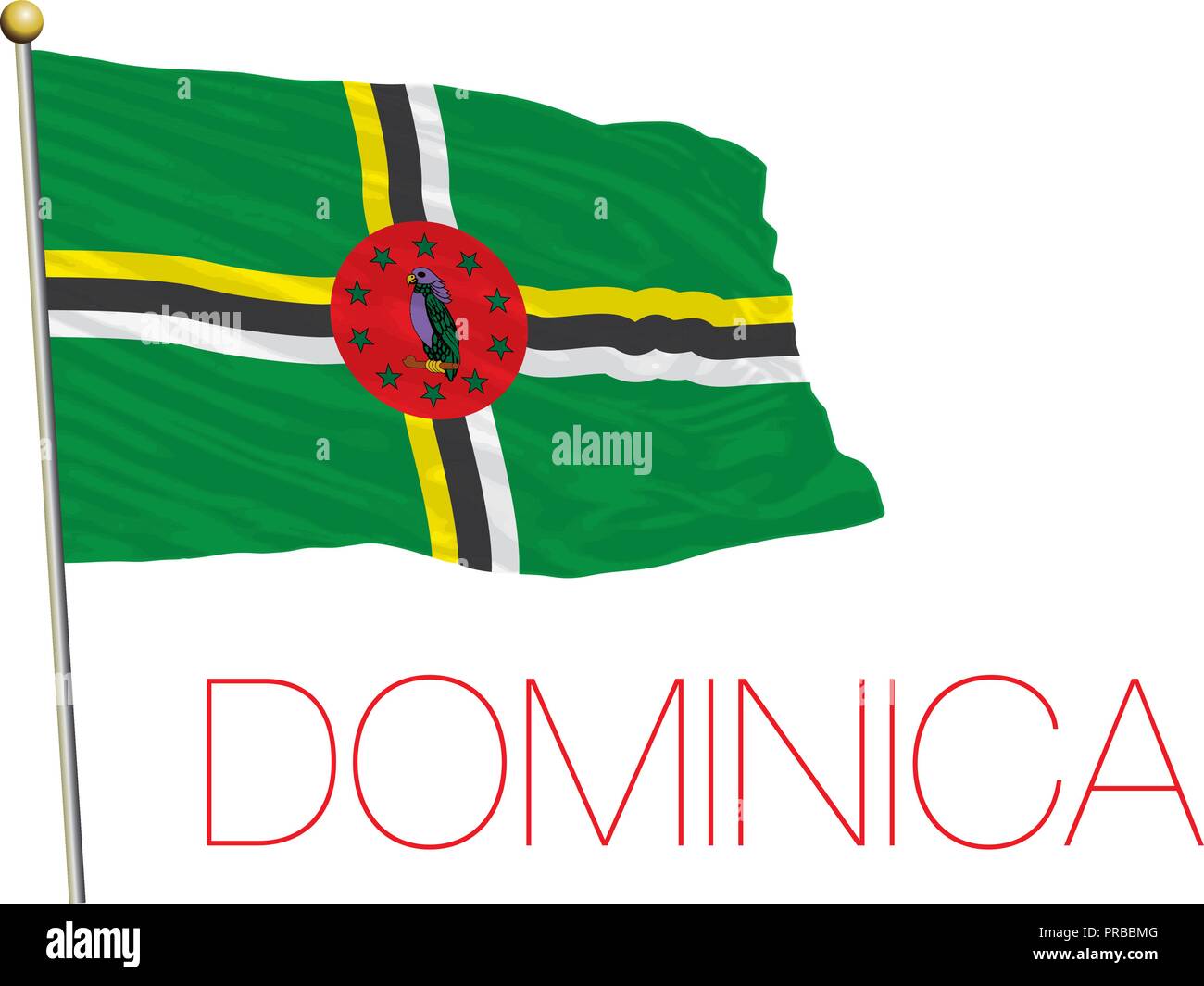 Dominica emblem vector Stock Vector Images - Alamy