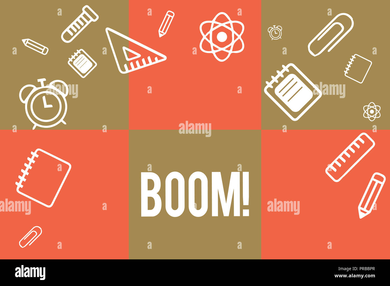 Handwriting text writing Boom. Concept meaning Loud Deep resonant sound ...