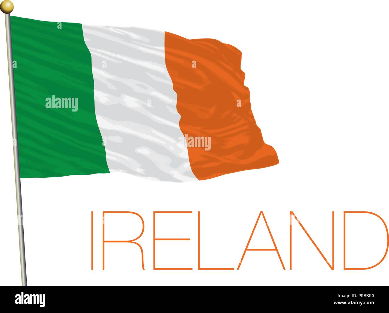 Republic Of Ireland Flag Illustration Stock Photos & Republic Of ...