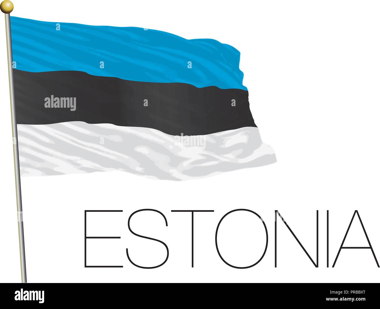 Estonia flag, vector illustration Stock Vector Image & Art - Alamy