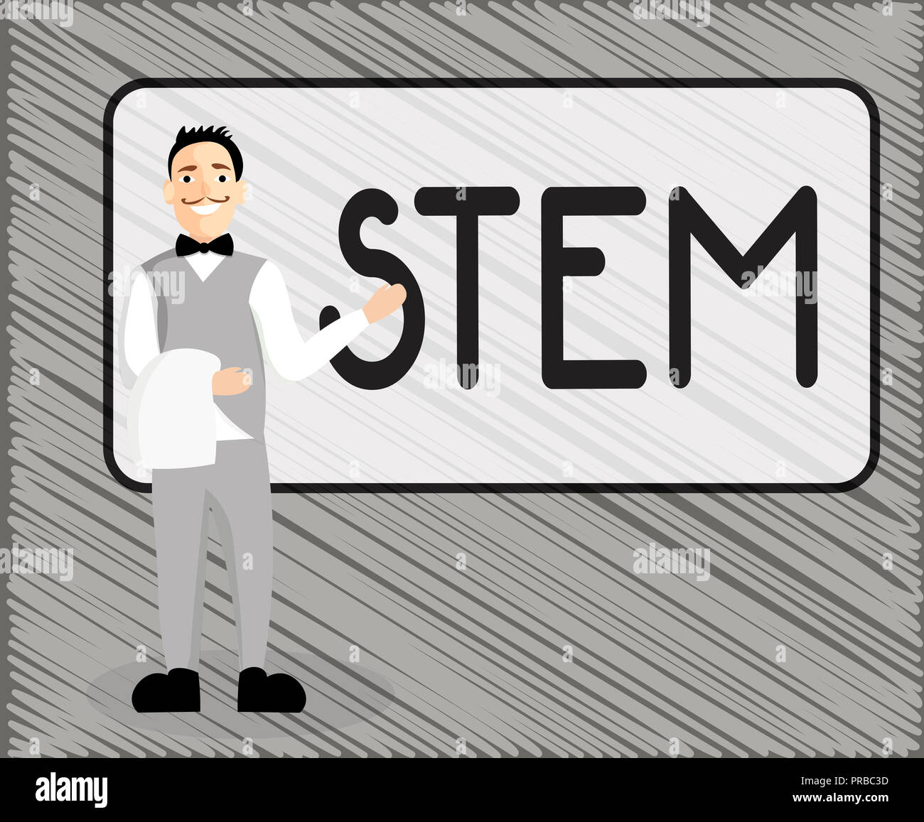 Text sign showing Stem. Conceptual photo Life Sciences Engineering in ...