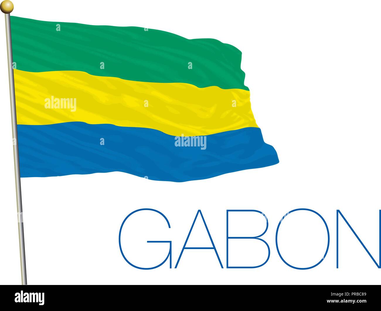 Gabon flag, vector illustration Stock Vector Image & Art - Alamy
