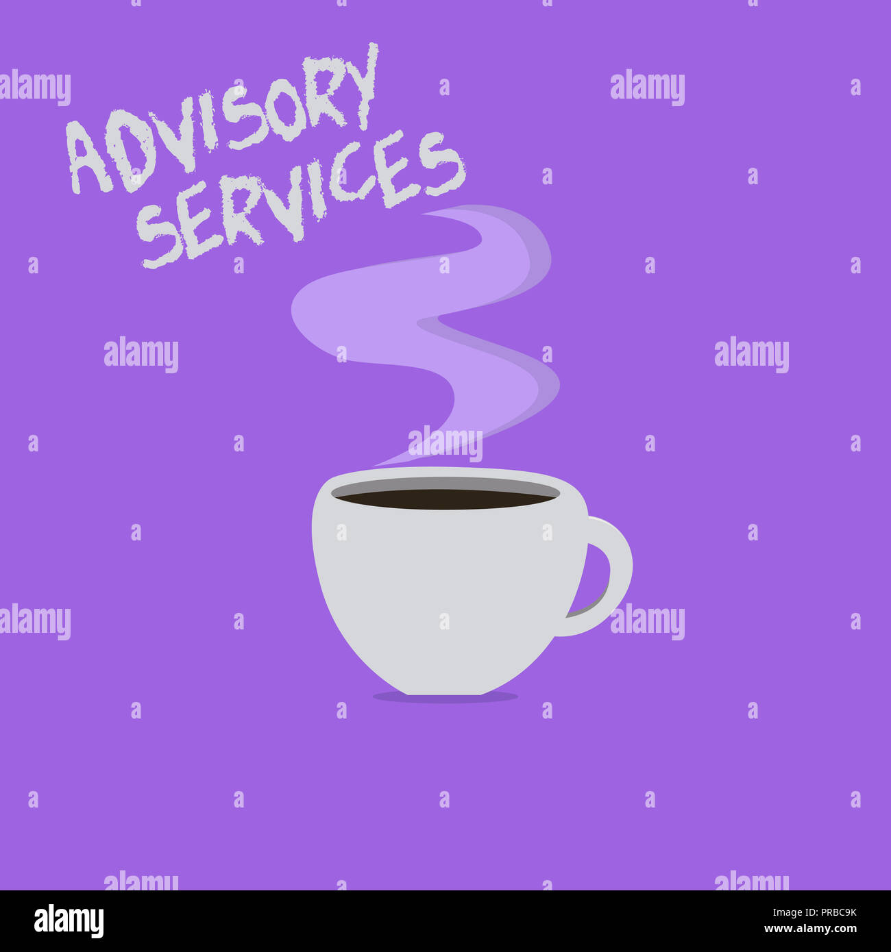 Handwriting text writing Advisory Services. Concept meaning Support ...