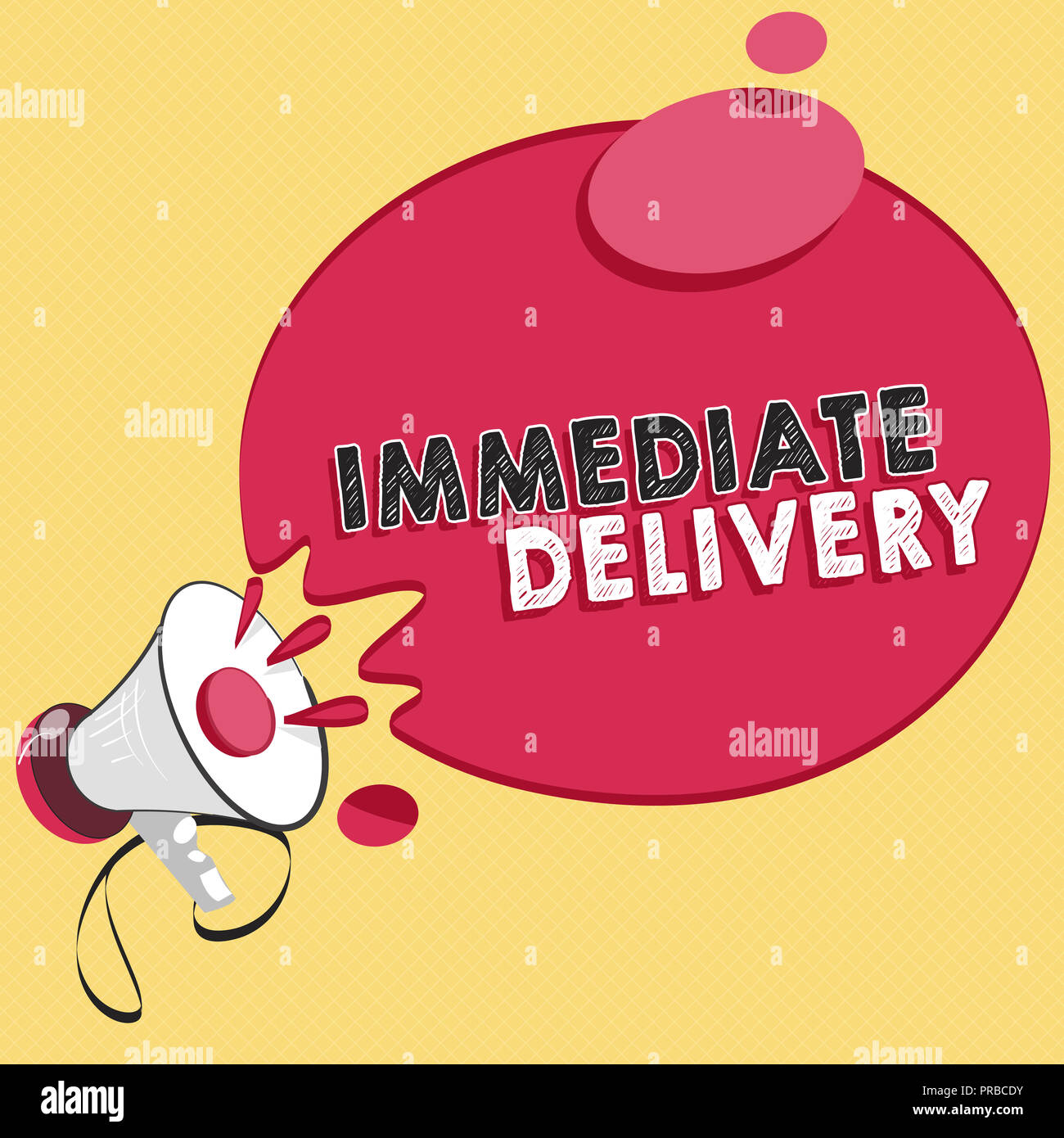 Word writing text Immediate Delivery. Business concept for Send it Now ...