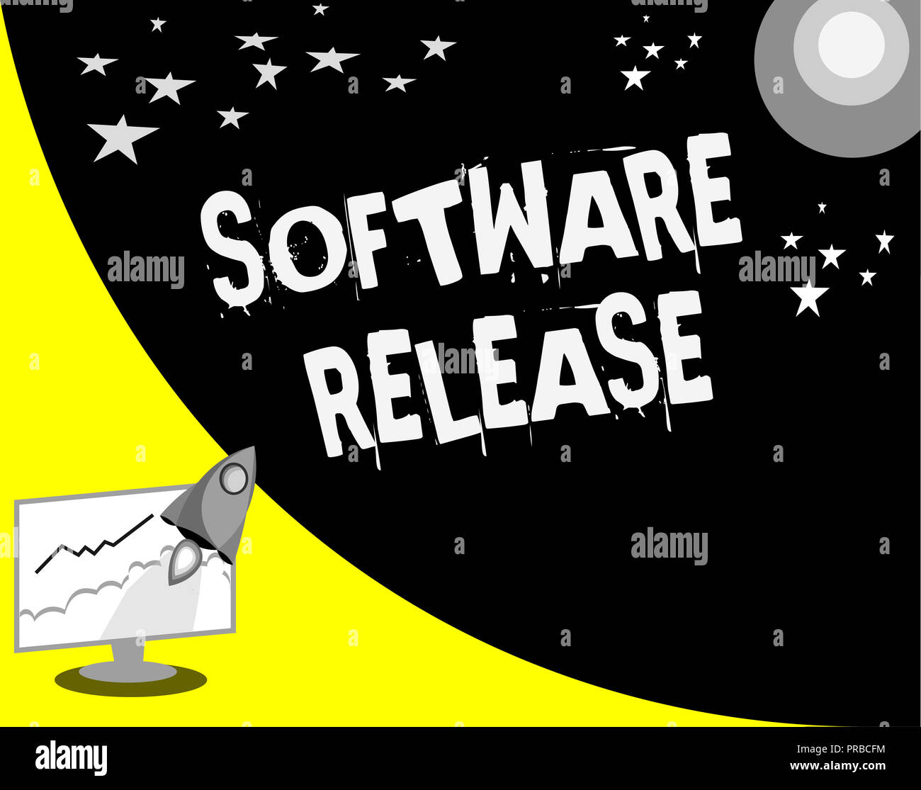 Word writing text Software Release. Business concept for sum of stages ...