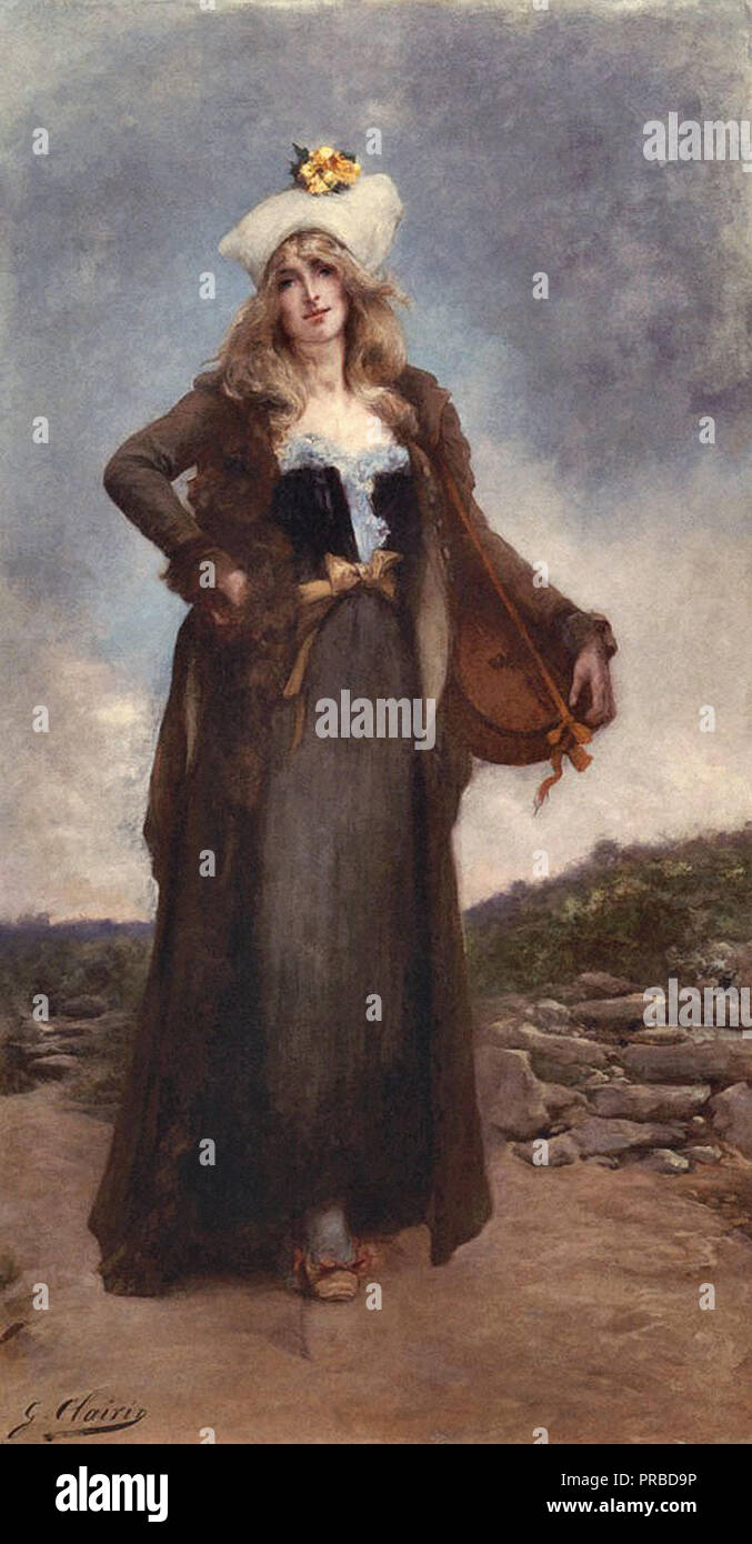 Clairin Georges Jules Victor - Woman by the Sea Stock Photo - Alamy