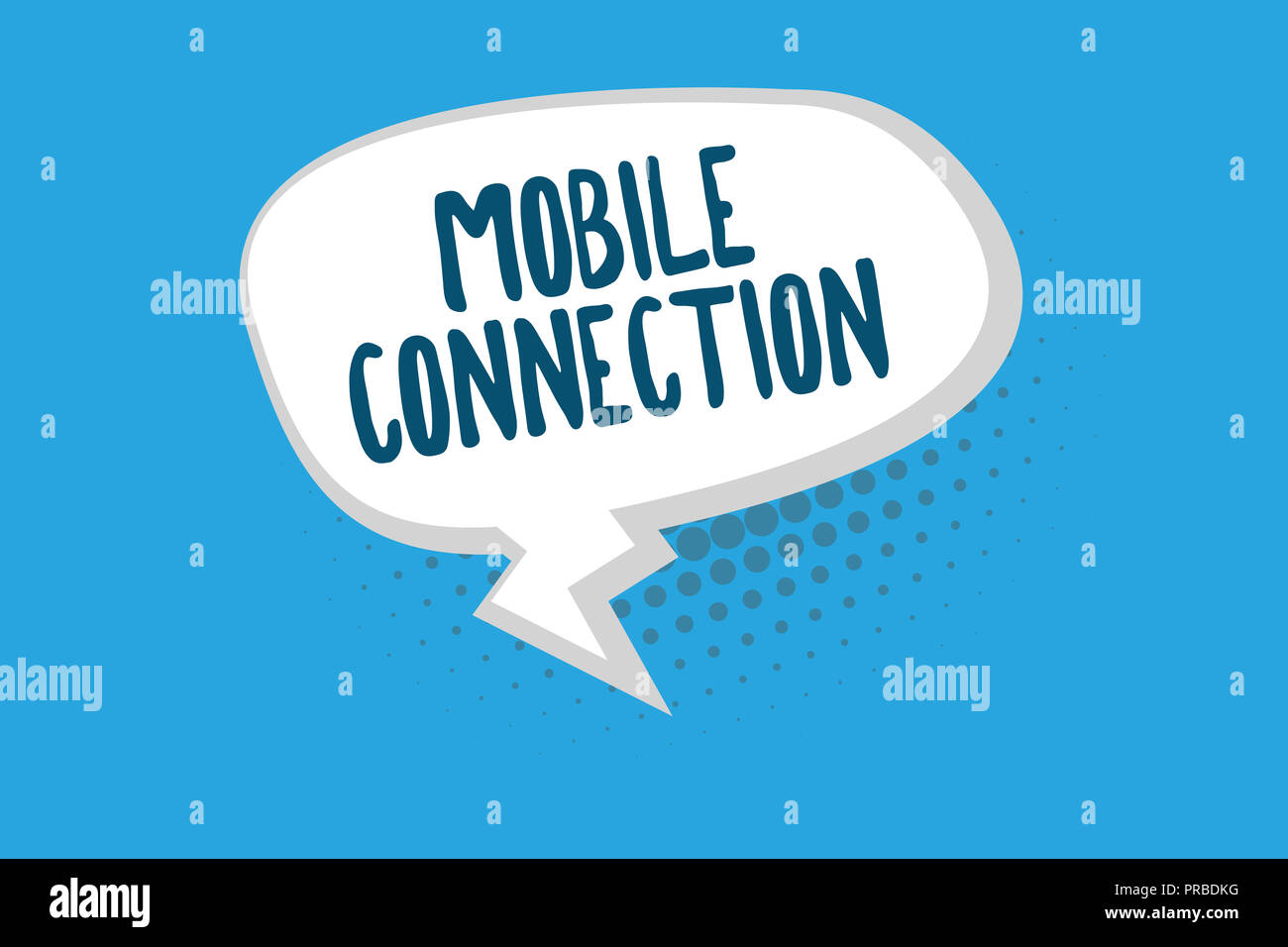 Word Writing Text Mobile Connection Business Concept For Secure Universal Login Solution Using