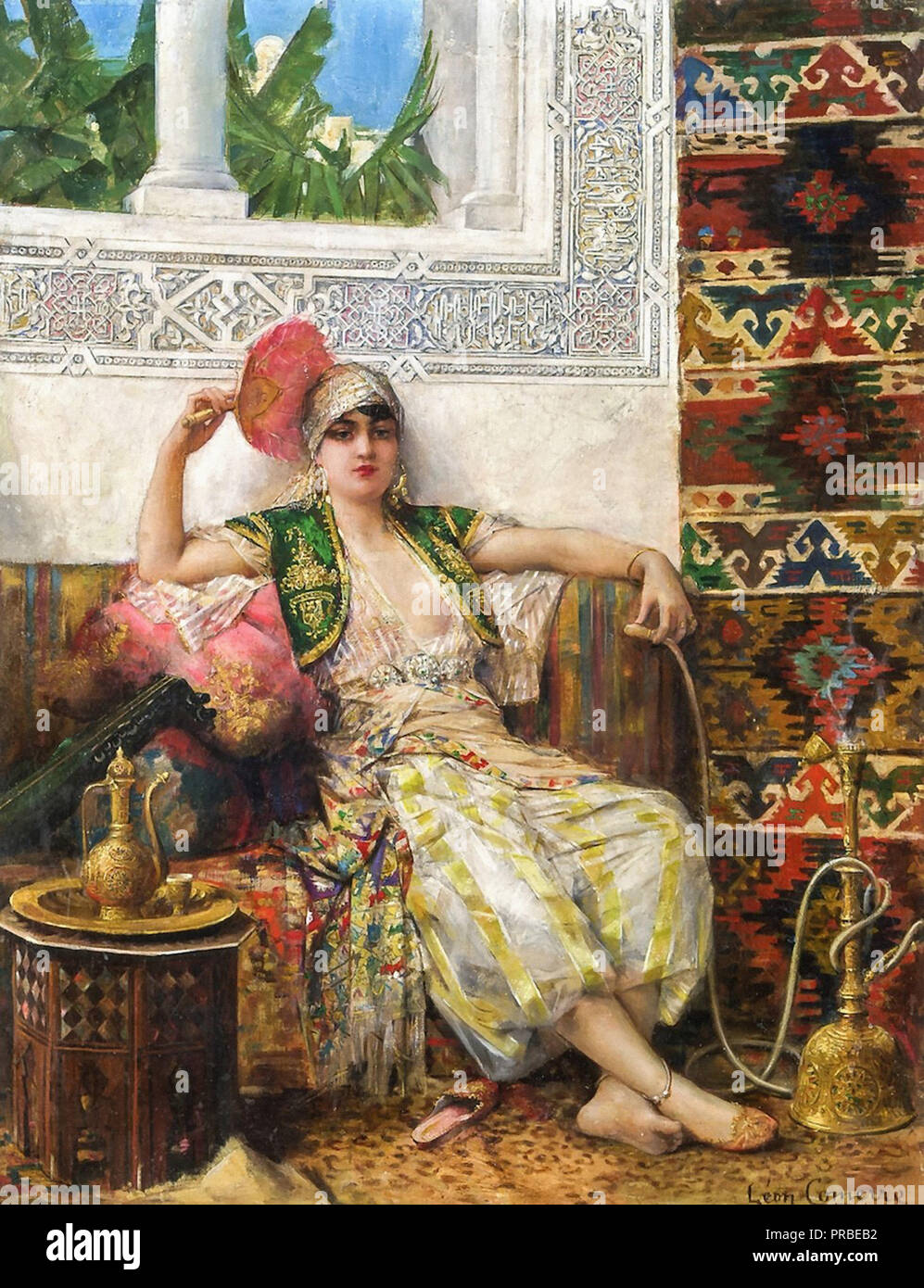 Comerre Léon François - Odalisque 3 Stock Photo - Alamy