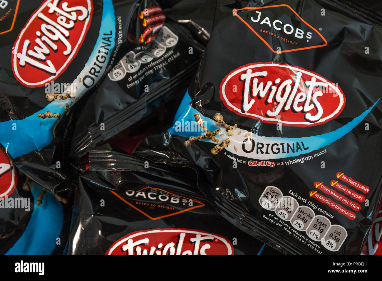 Bags of Jacobs Twiglets Stock Photo - Alamy