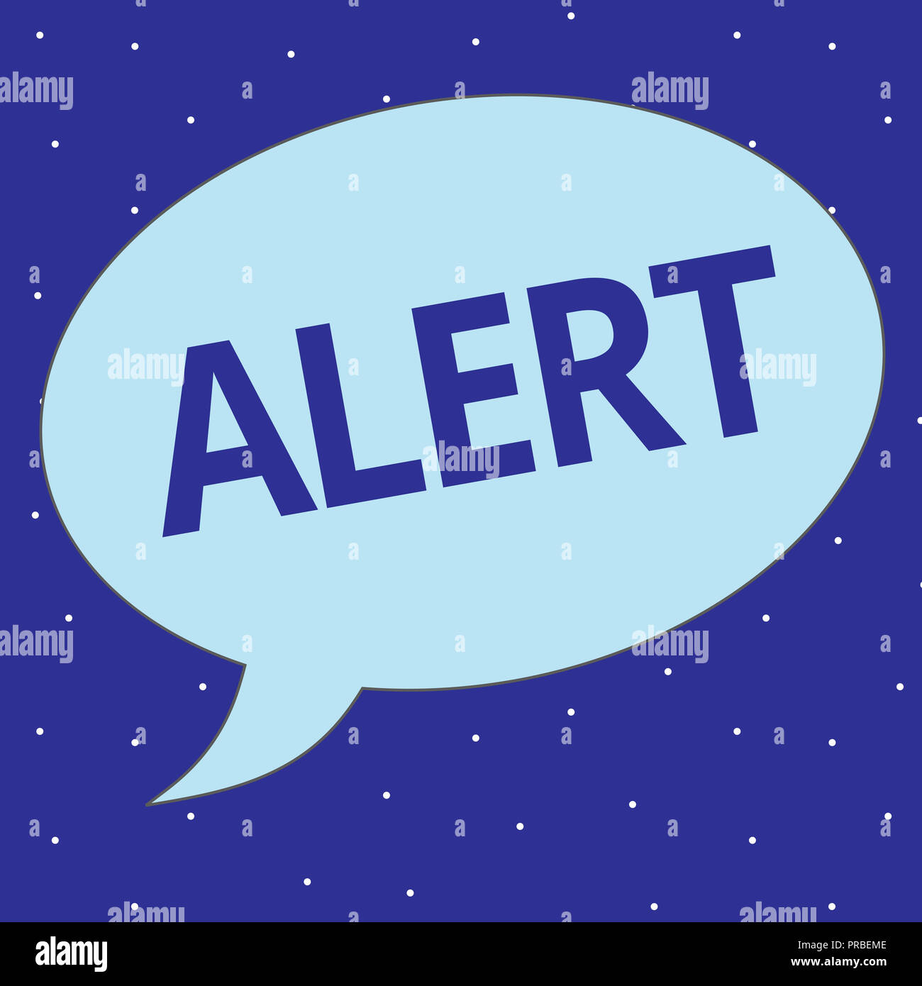 Text sign showing Alert. Conceptual photo An announcement Signal ...