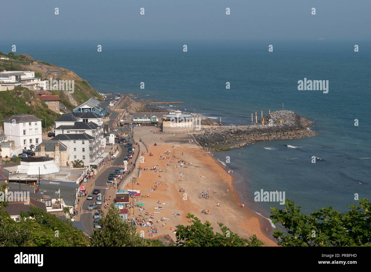 Ventnor beach and Ventnor Bay viewed from above, Ventnor, Isle of Wight ... Ventnor beach and Ventnor Bay viewed from above, Ventnor, Isle of Wight ...