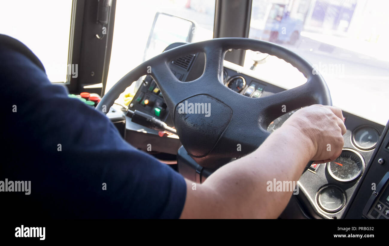 German bus driver hi-res stock photography and images - Alamy