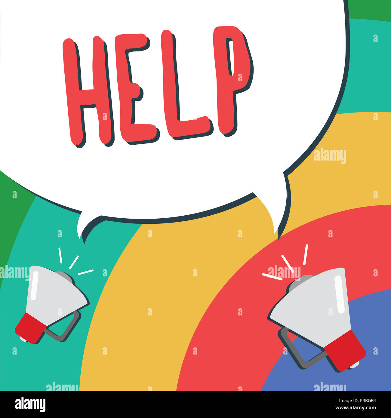 Text sign showing Help. Conceptual photo The action of helping someone ...