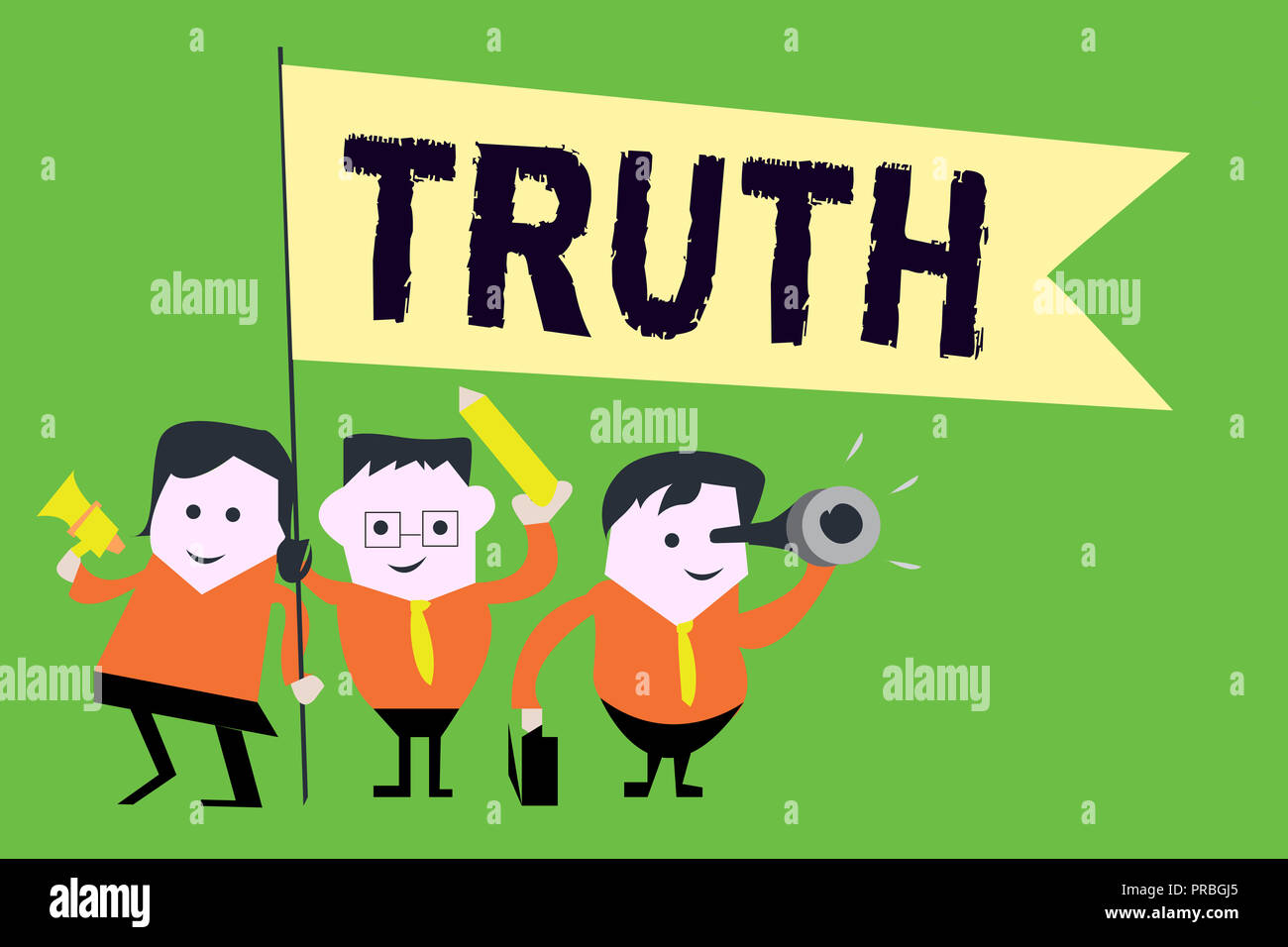 Text sign showing Truth. Conceptual photo the quality or state being ...