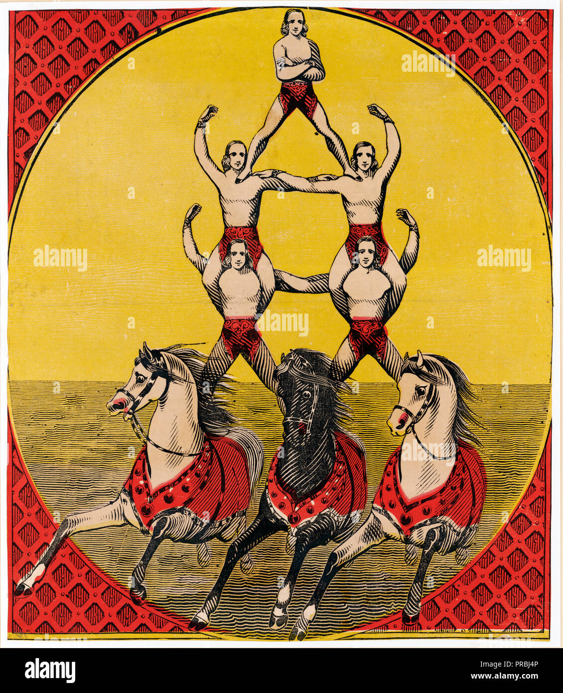 1800s acrobats hi-res stock photography and images - Alamy