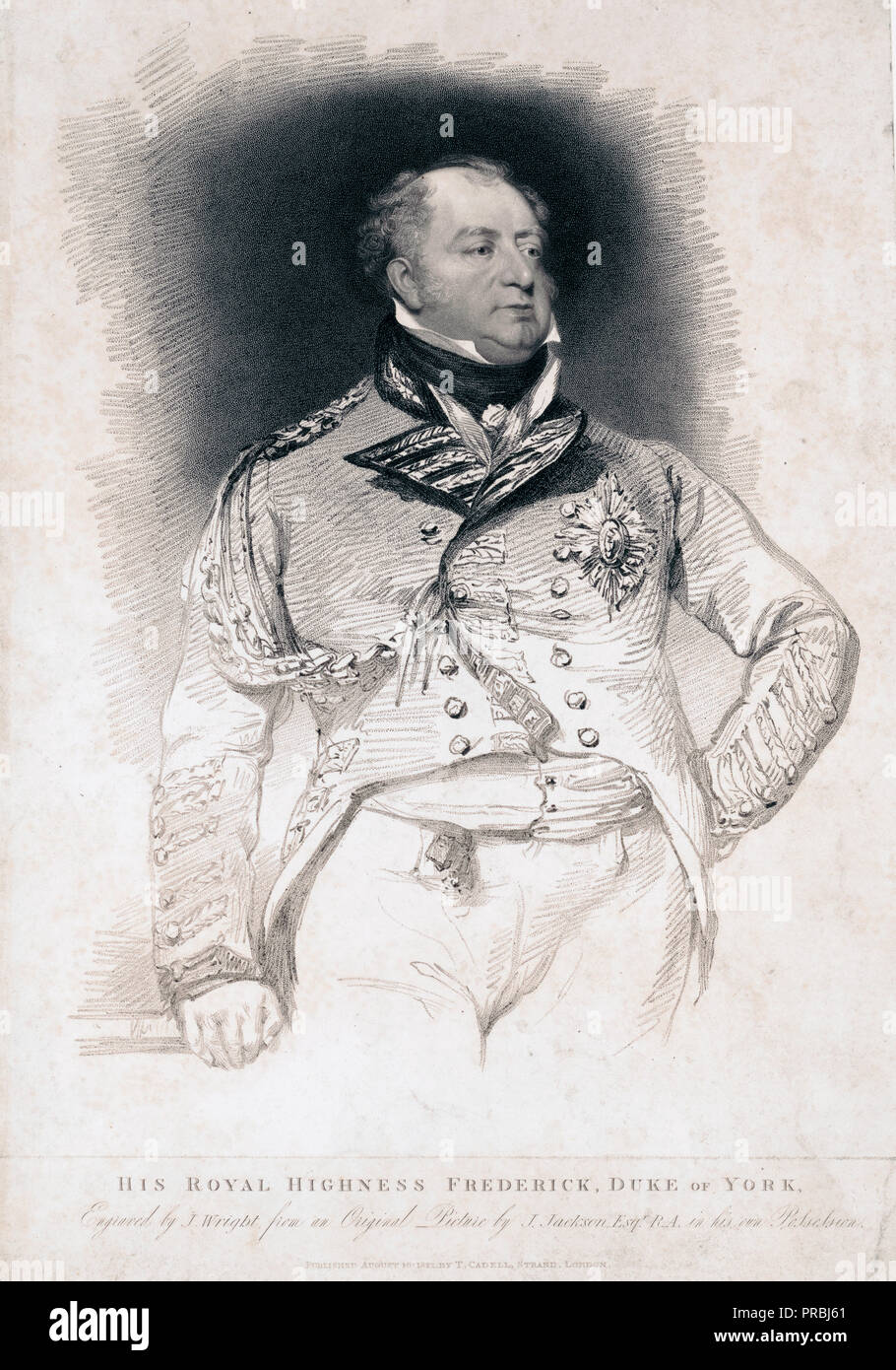 His Royal Highness Frederick, Duke of York Stock Photo - Alamy