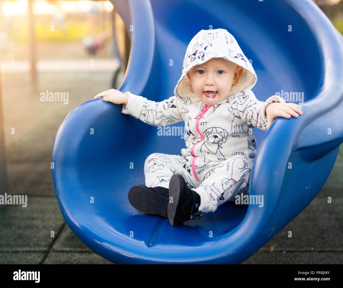 Children playing at playground Stock Photo - Alamy