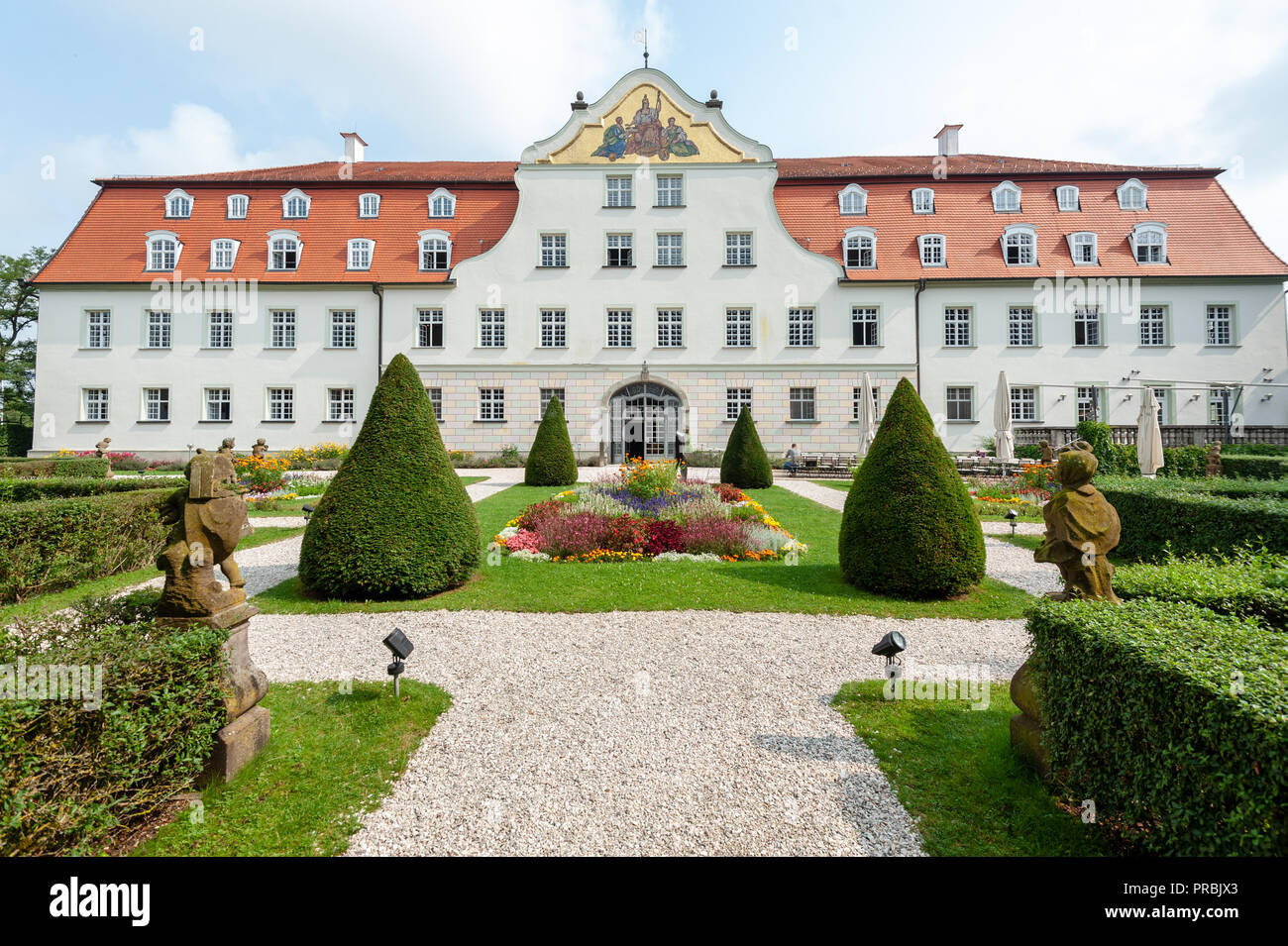 German Hunting Castle Schloss Lautrach Stock Photo - Alamy