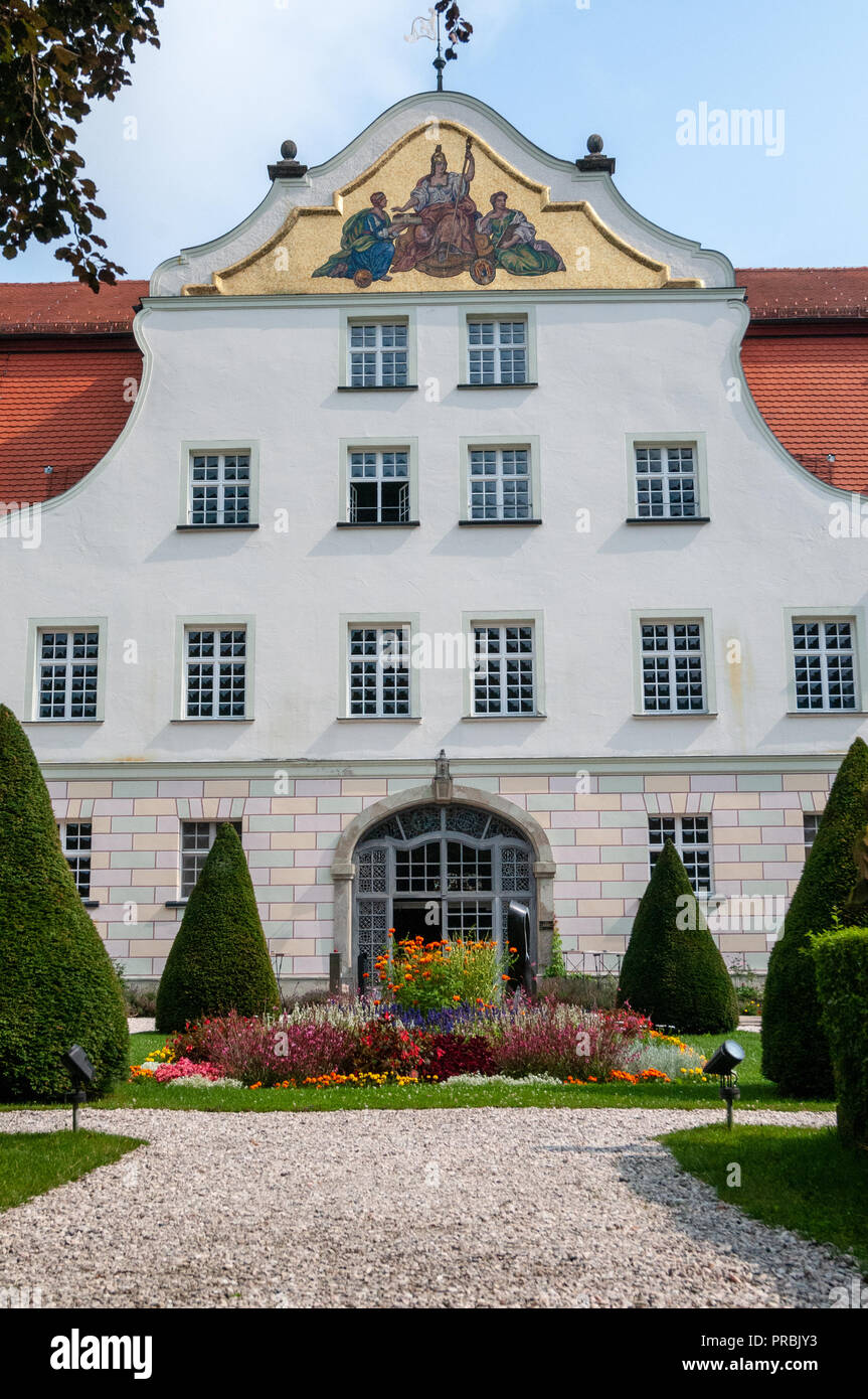 German Hunting Castle Schloss Lautrach Stock Photo - Alamy