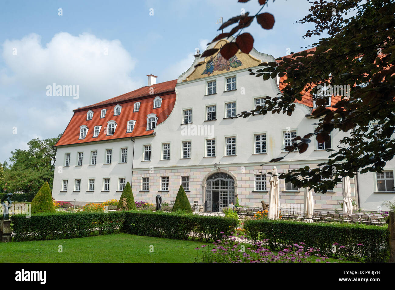 German Hunting Castle Schloss Lautrach Stock Photo - Alamy