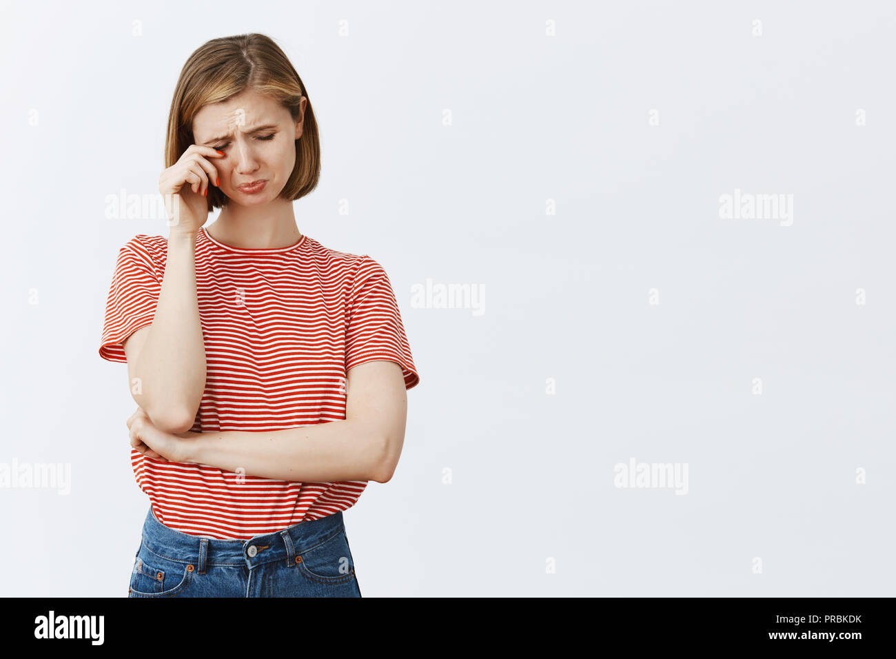 Whining woman hi-res stock photography and images - Alamy