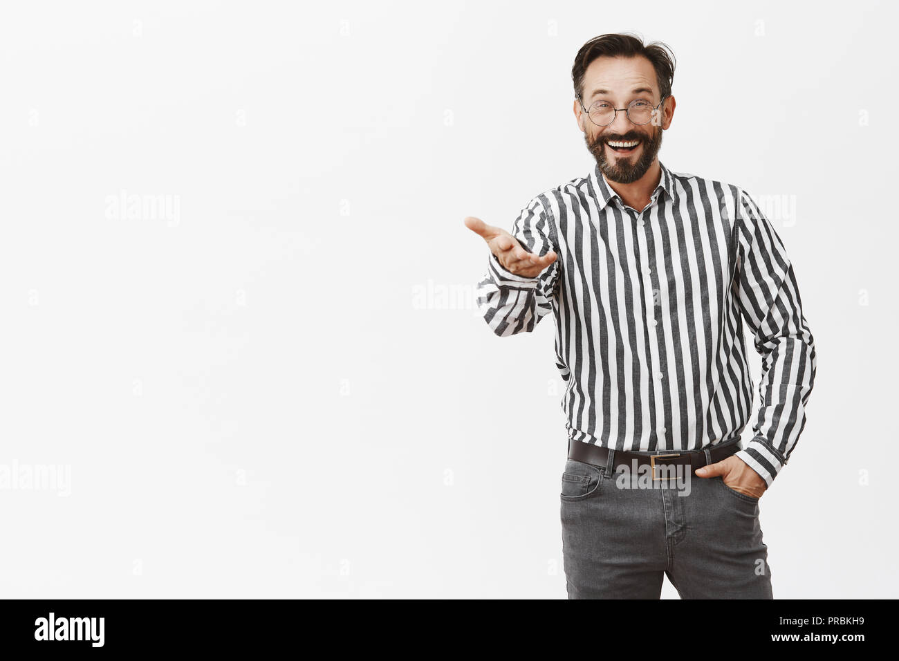 Familiar smiling hi-res stock photography and images - Alamy