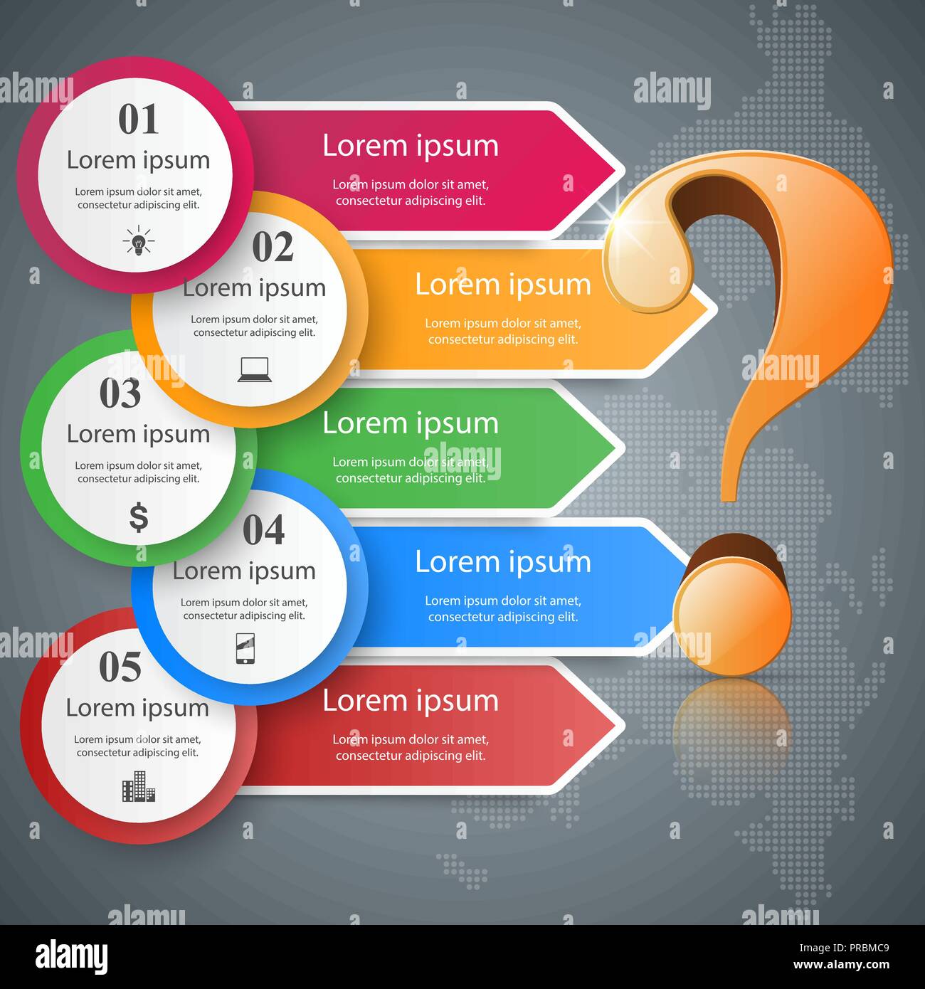 Business infographics. Question mark Stock Vector Image & Art - Alamy