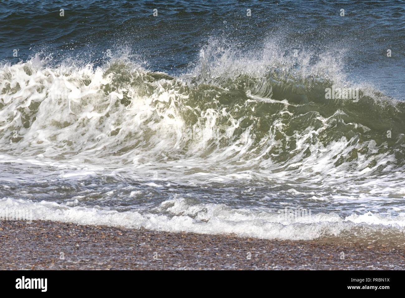 Sea Sculpture, breaking waves and water Stock Photo - Alamy