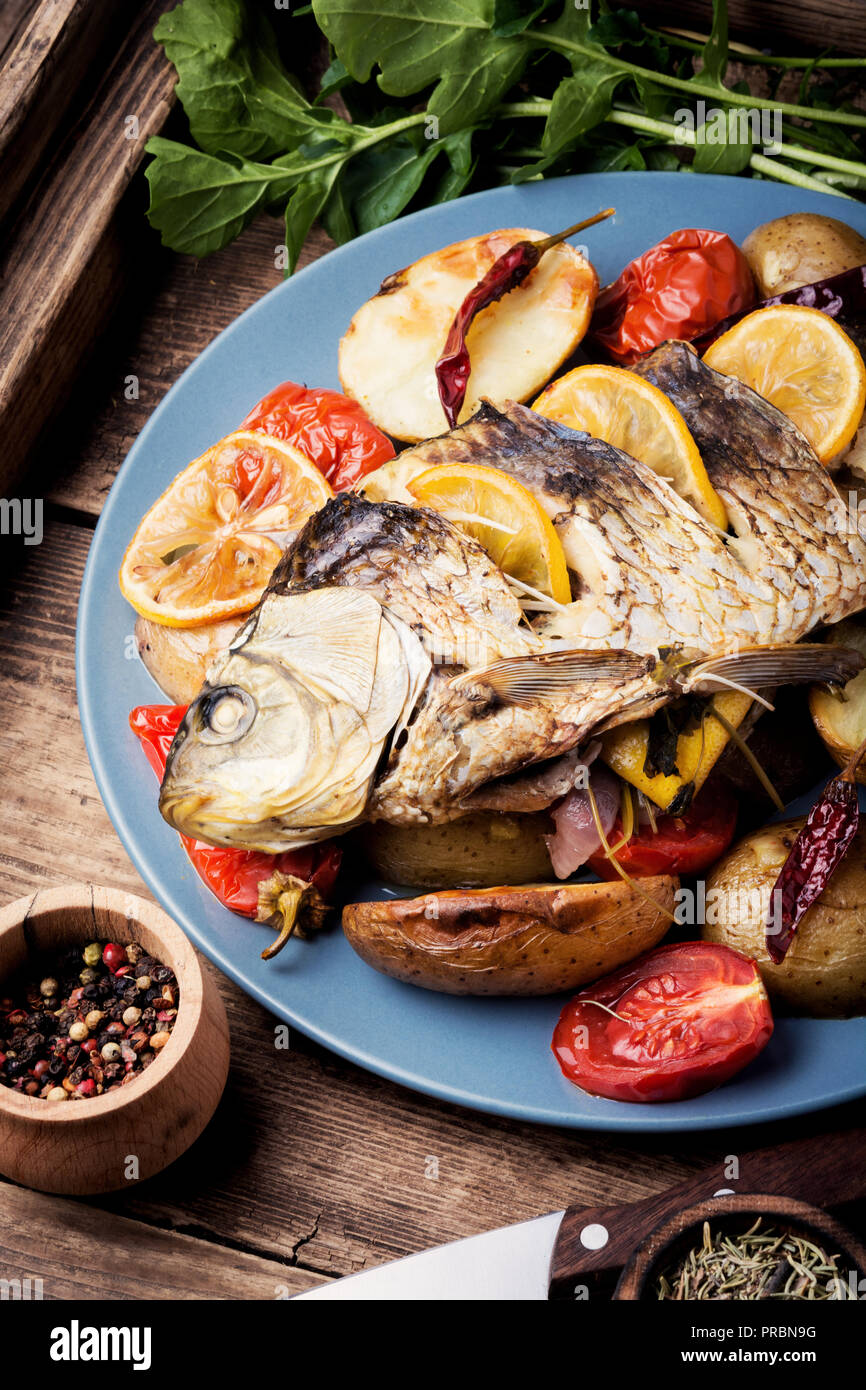 Healthy roasted serving sea hi-res stock photography and images - Alamy