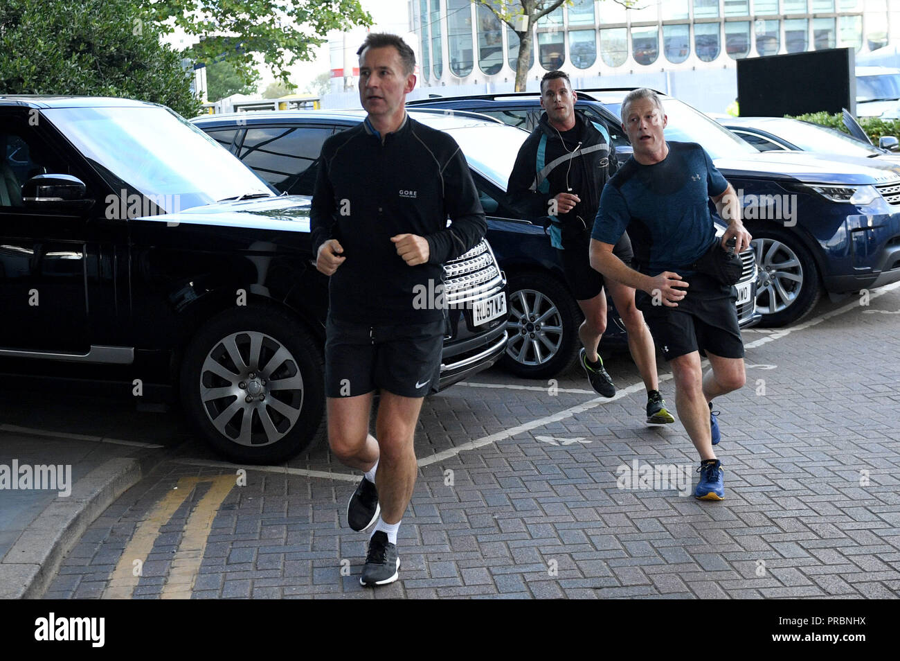 Foreign Secretary Jeremy Hunt on a morning run ahead of the ...