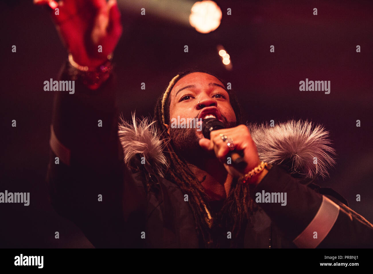 Denmark, Copenhagen - February 26, 2018. The American rapper and ...