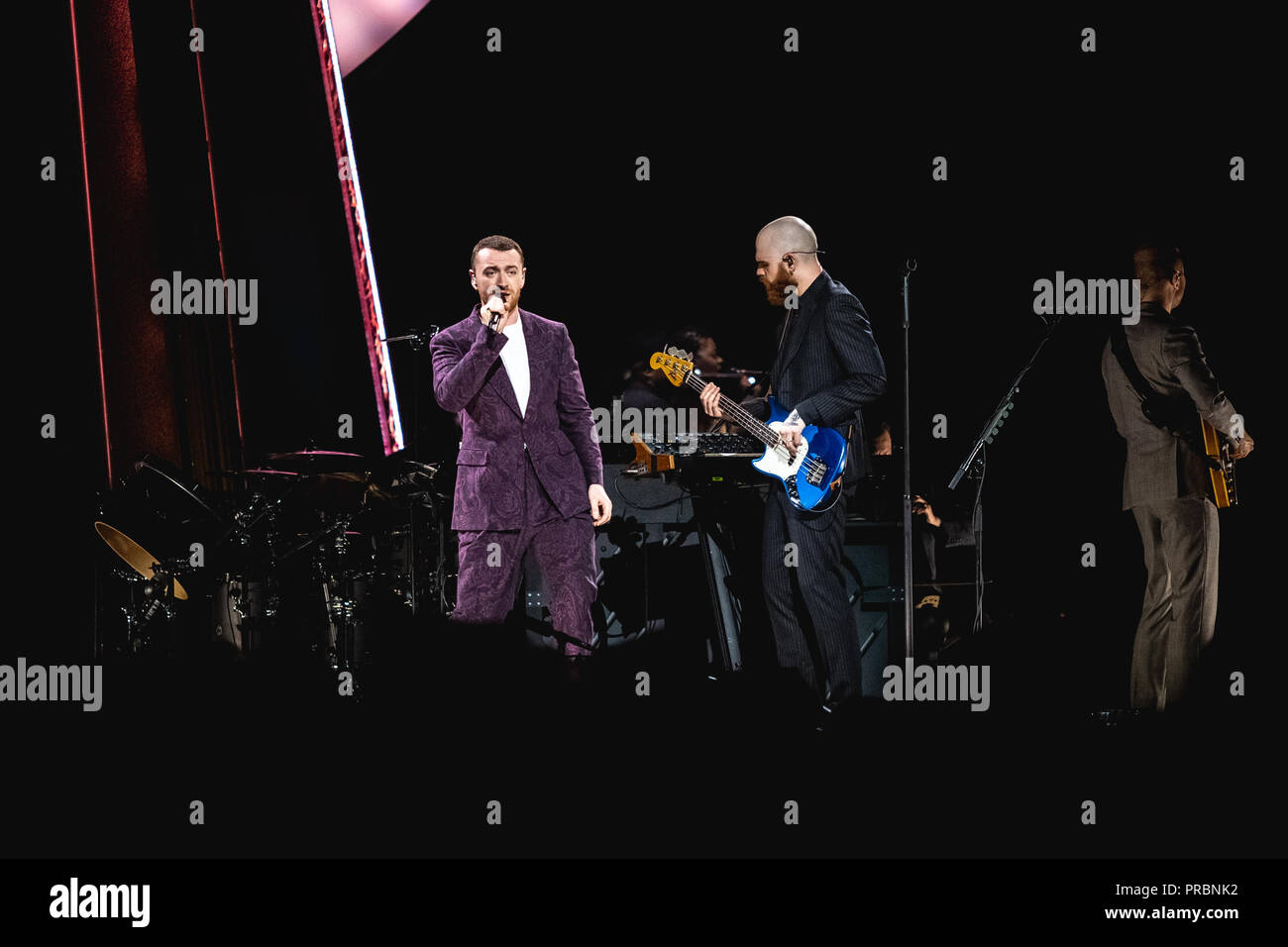 Denmark, Copenhagen - April 20, 2018. The English singer, songwriter ...