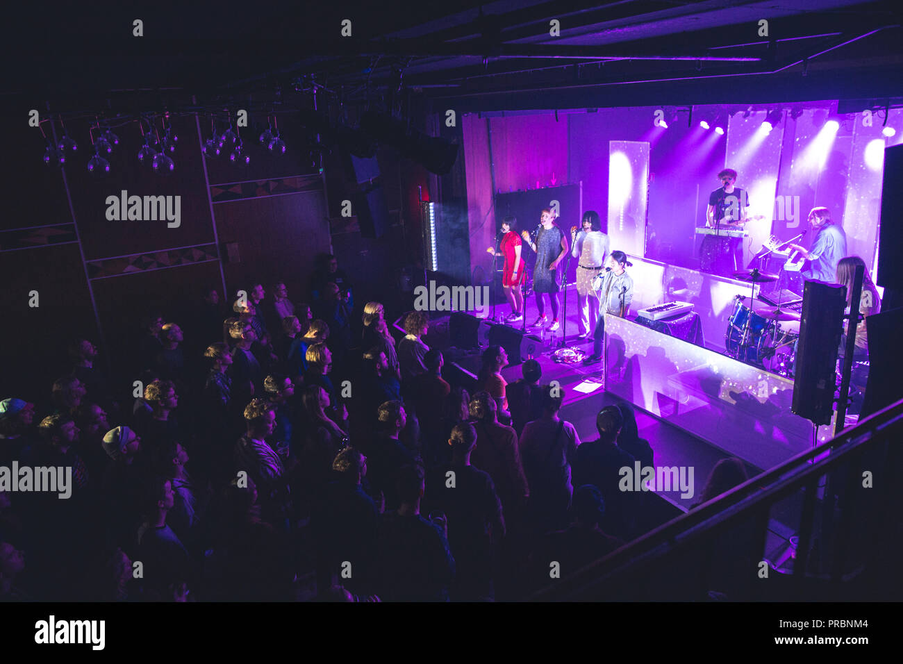 Denmark, Copenhagen - February 25, 2018. The international art pop band ...