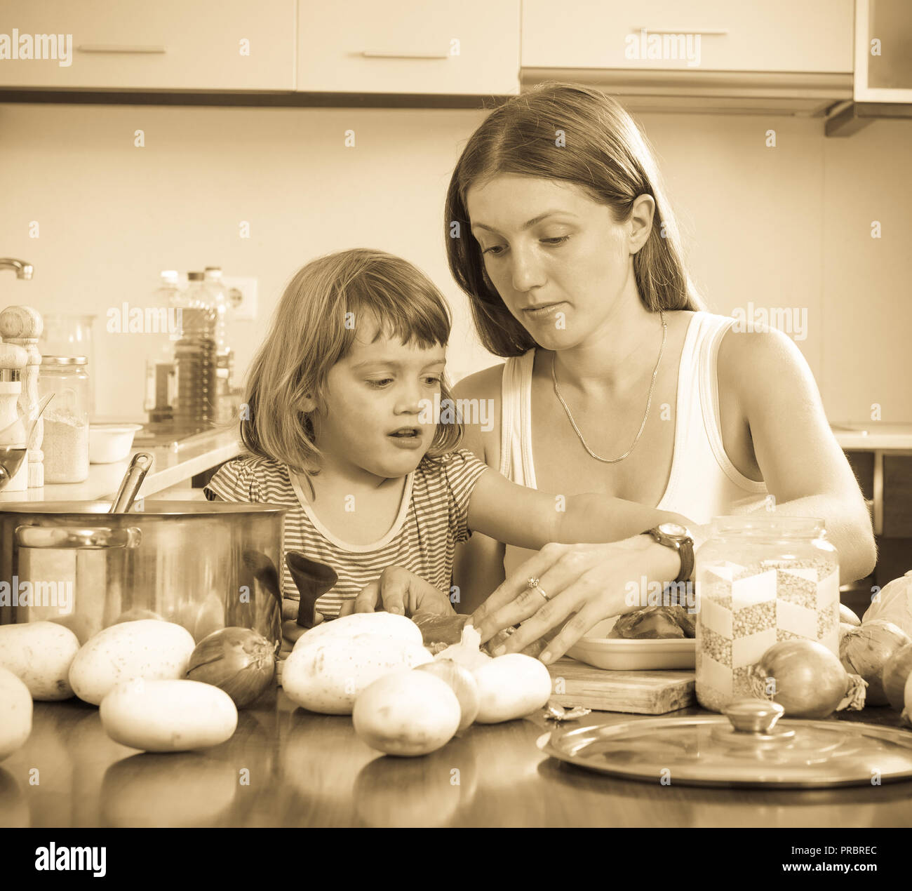 Young houswife hi-res stock photography and images - Alamy