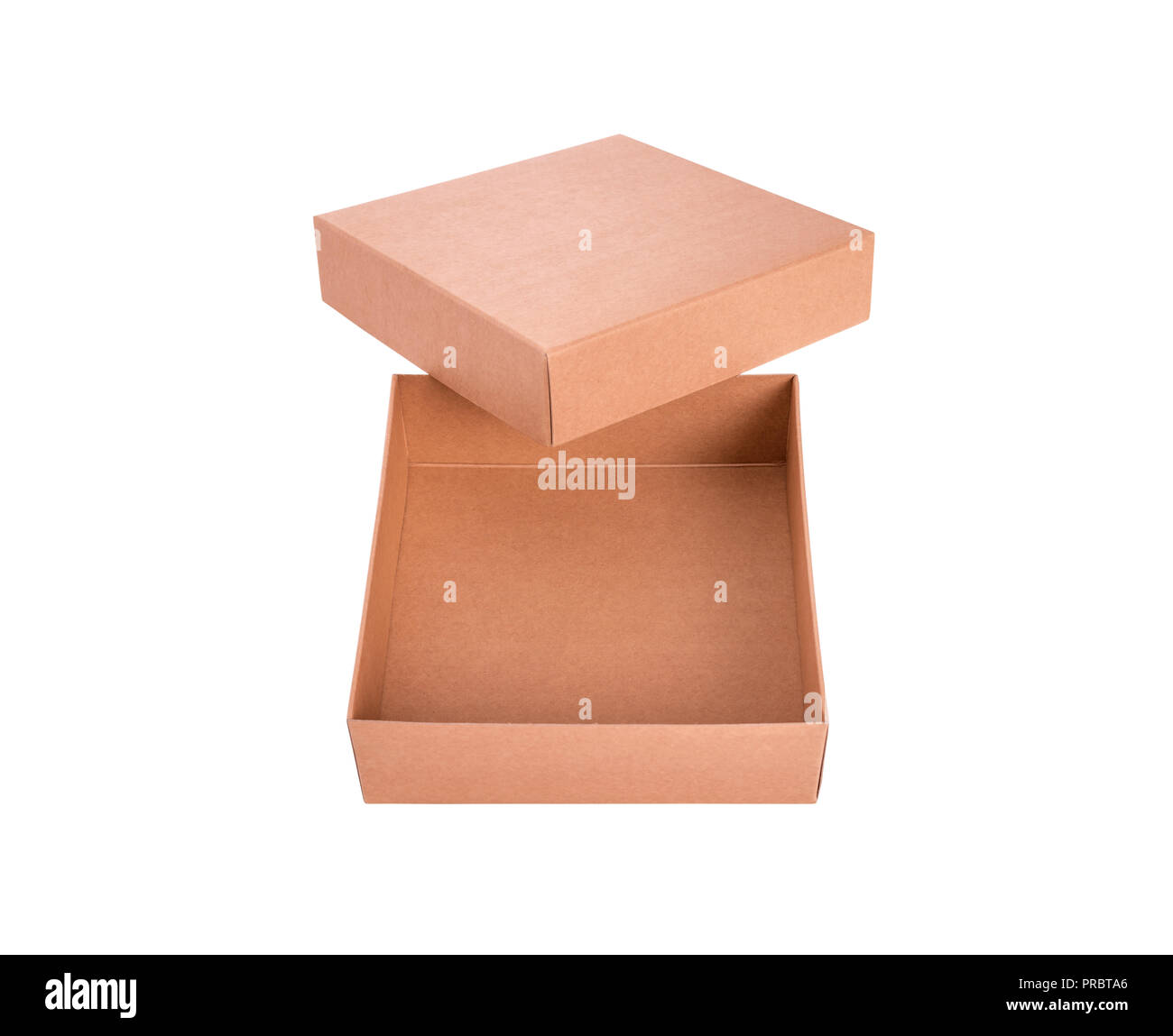 Cardboard box open lid hi-res stock photography and images - Alamy