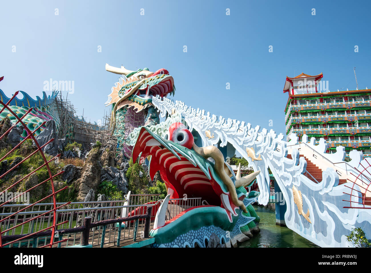 Tainan Madou, Taiwan - September 26, 2018: Madou Daitian Temple,The ...