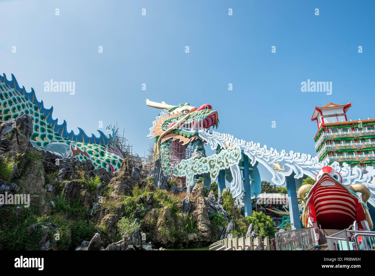 Tainan Madou, Taiwan - September 26, 2018: Madou Daitian Temple,The ...