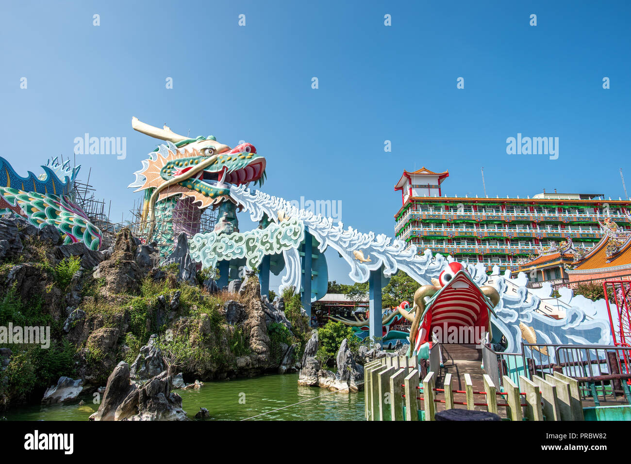 Tainan Madou, Taiwan - September 26, 2018: Madou Daitian Temple,The ...