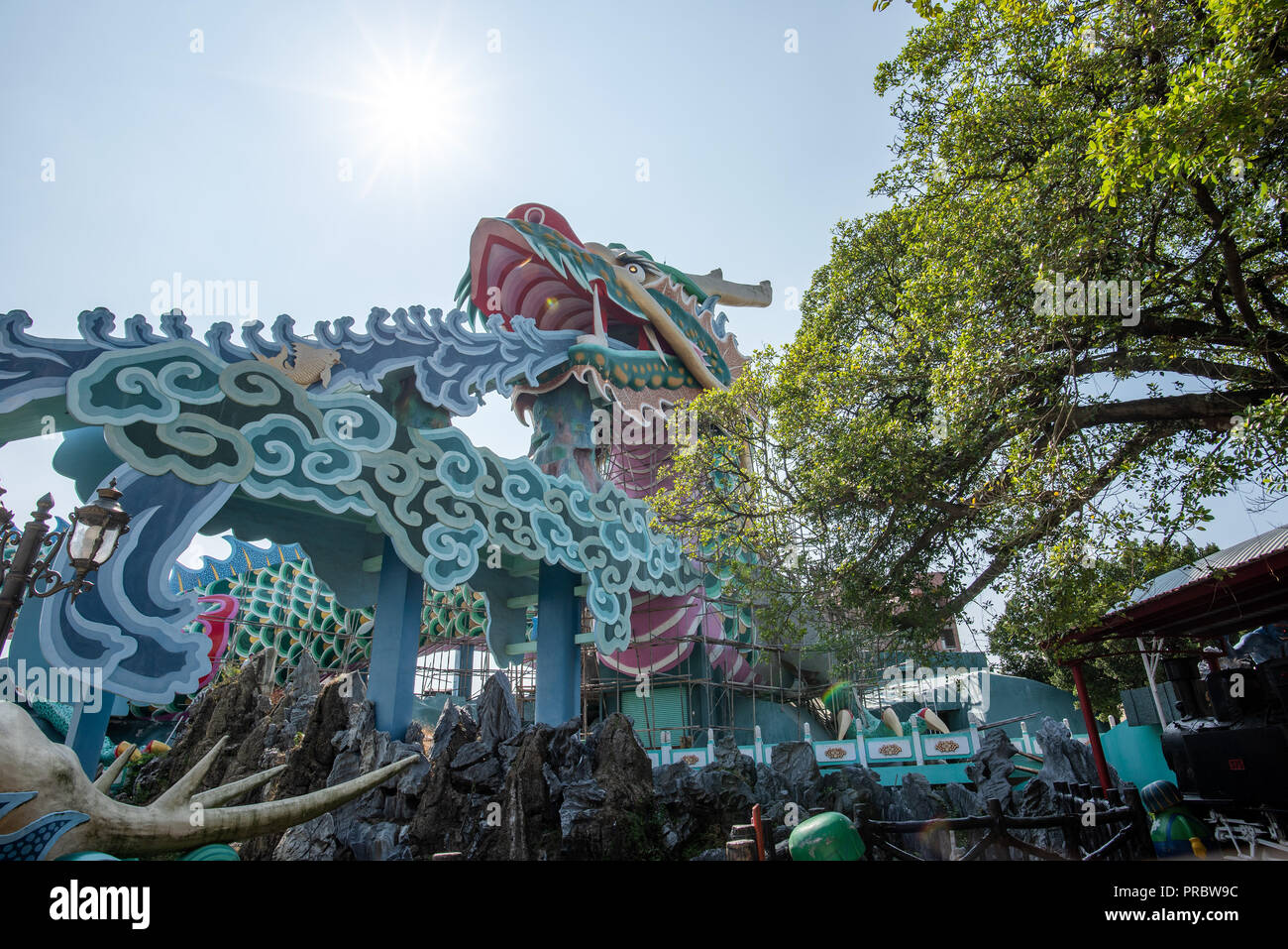 Tainan Madou, Taiwan - September 26, 2018: Madou Daitian Temple,The ...