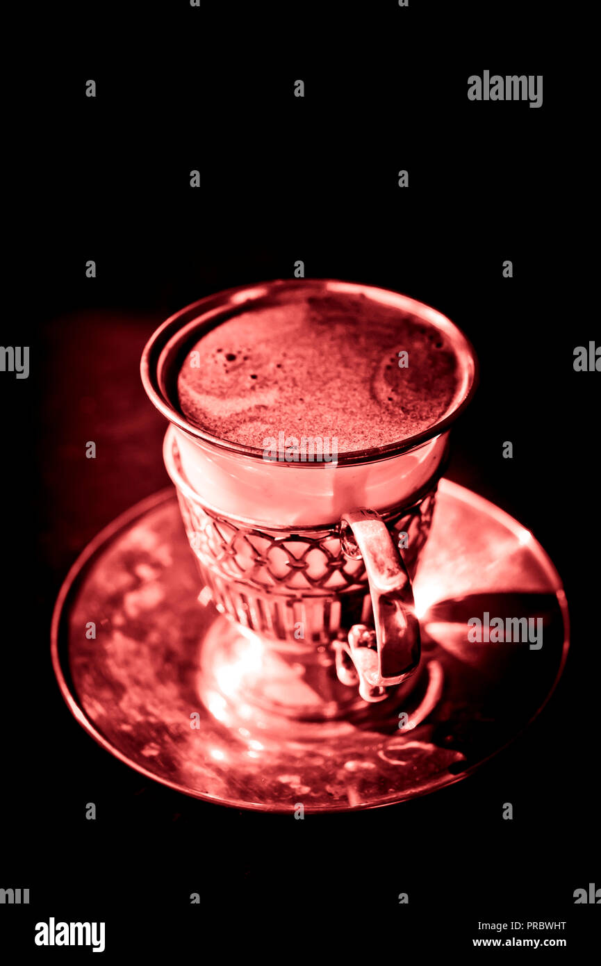 Coffee cup on a table Stock Photo - Alamy